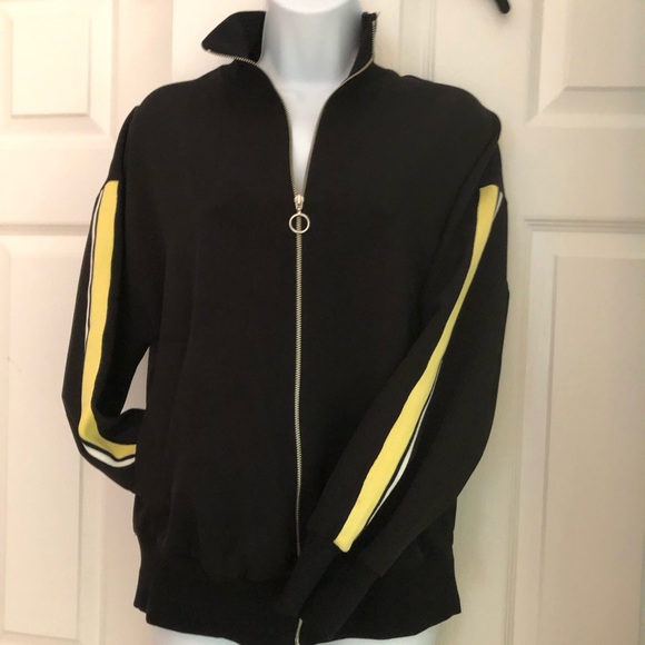 Zara | Jackets & Coats | Zara Ribbon Striped Bomber Jacket | Poshmark